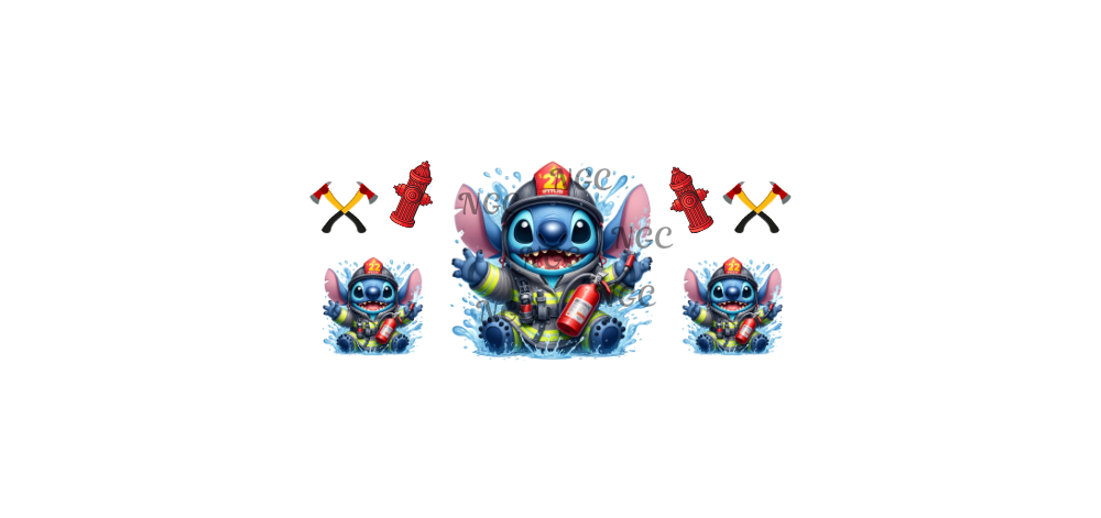 16oz firefighter stitch
