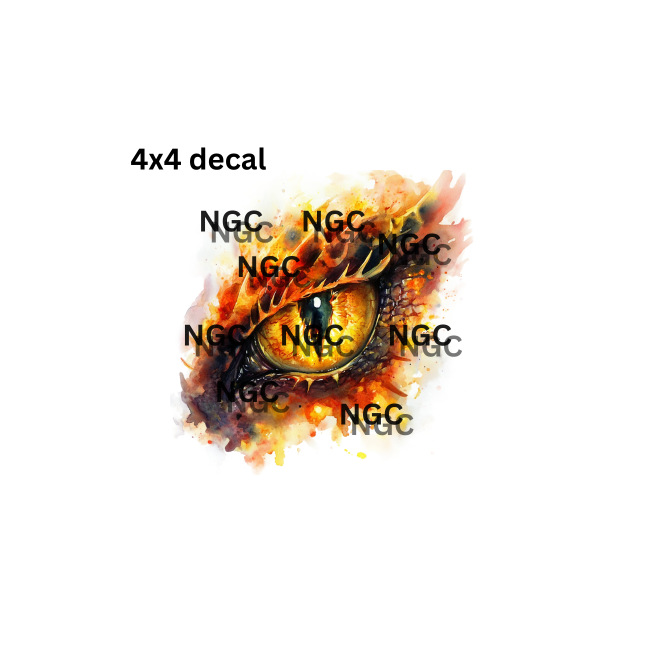 decal firey color dragons eye