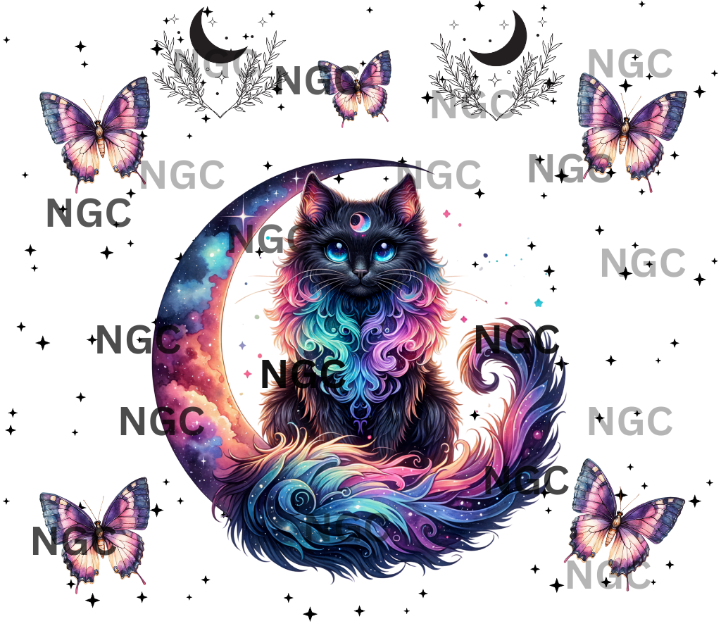 single decal mystic kitty