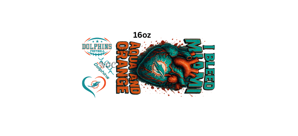 16oz i bleed dolphins